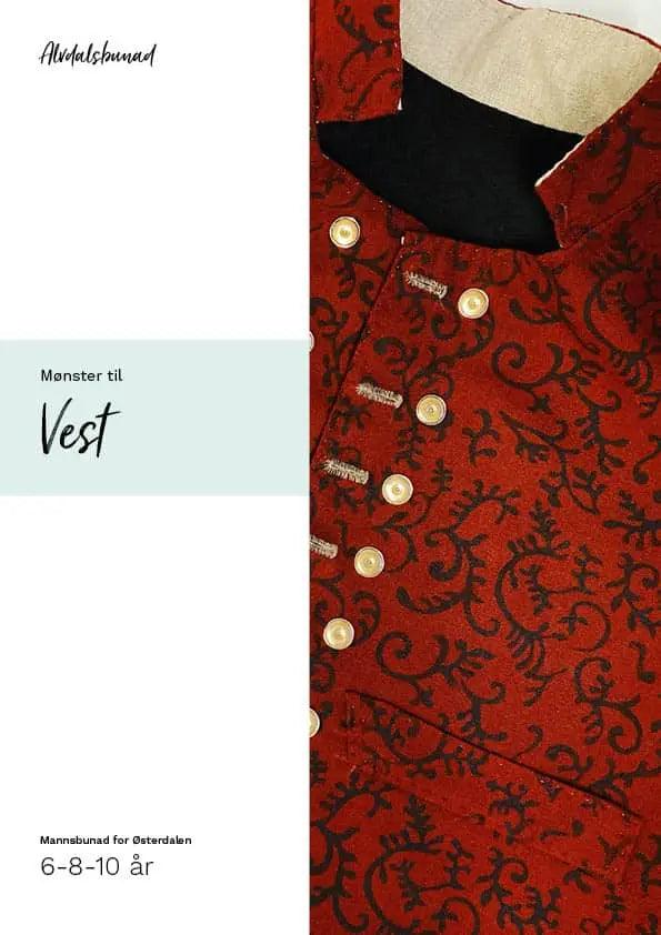 Mønster til vest - barn – Hulda Bunader